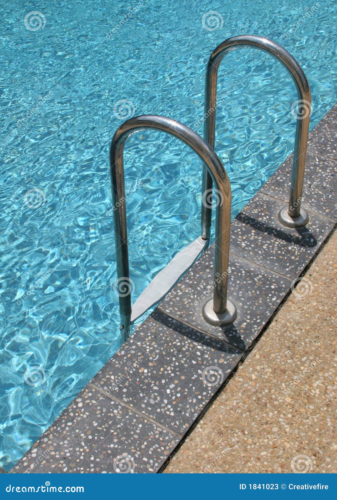 Swimming Pool Stairs stock image. Image of tubular, resort - 1841023