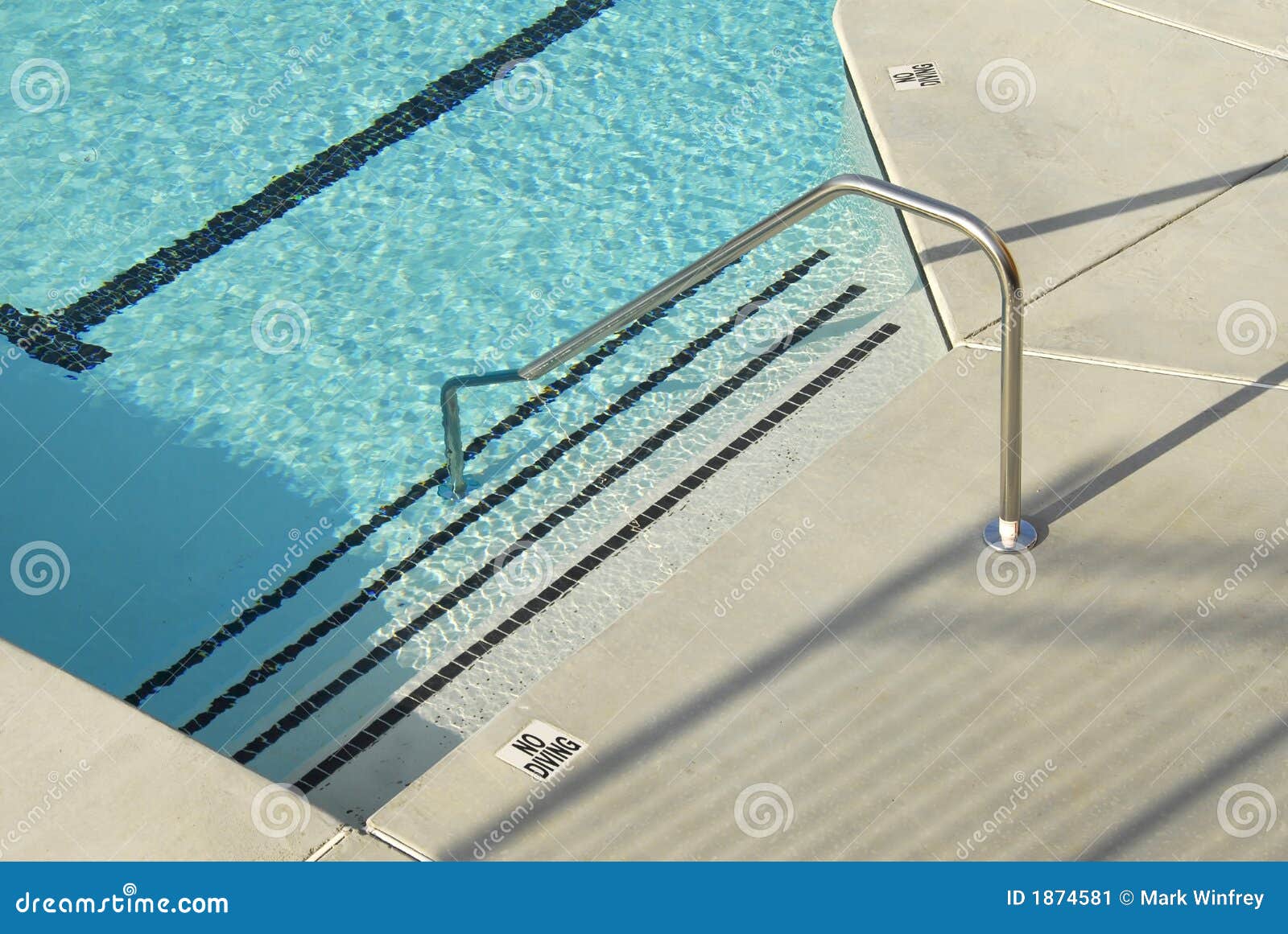 Swimming Pool Steps stock image. Image of hotel, resort - 1874581