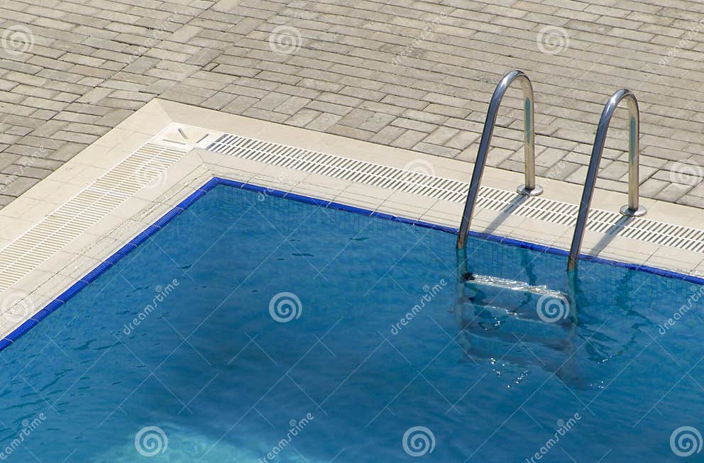 Swimming Pool Steps stock image. Image of blue, scene - 3184381