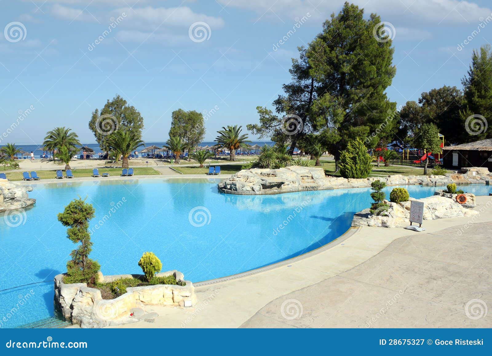 Swimming Pool Summer Royalty Free Stock Photography - Image: 28675327