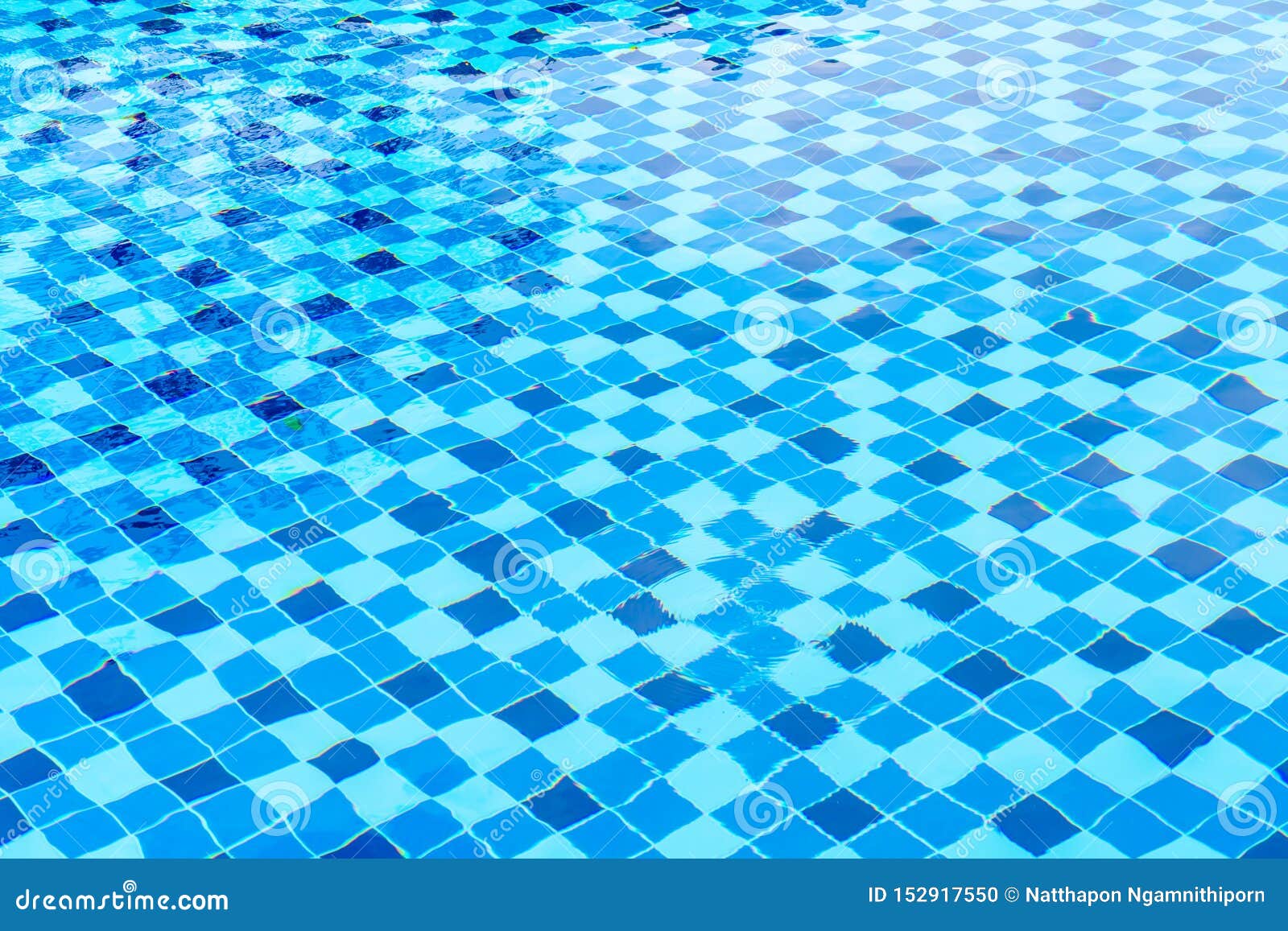 Swimming pool surface stock photo. Image of mosaic, tile - 152917550