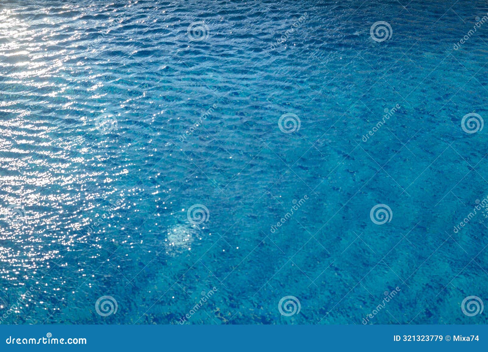 Swimming Pool Surface with Light Reflection and Water Ripple Patterns 1 ...