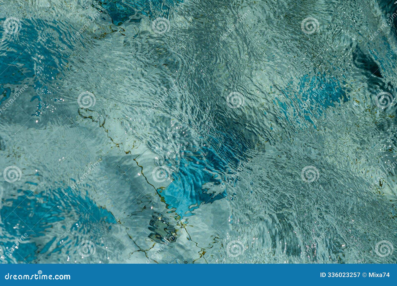 Swimming Pool Surface with Light Reflection and Water Ripple Patterns 6 ...