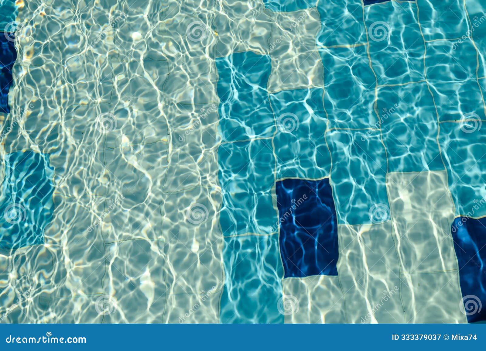 Swimming Pool Surface with Light Reflection and Water Ripple Patterns ...