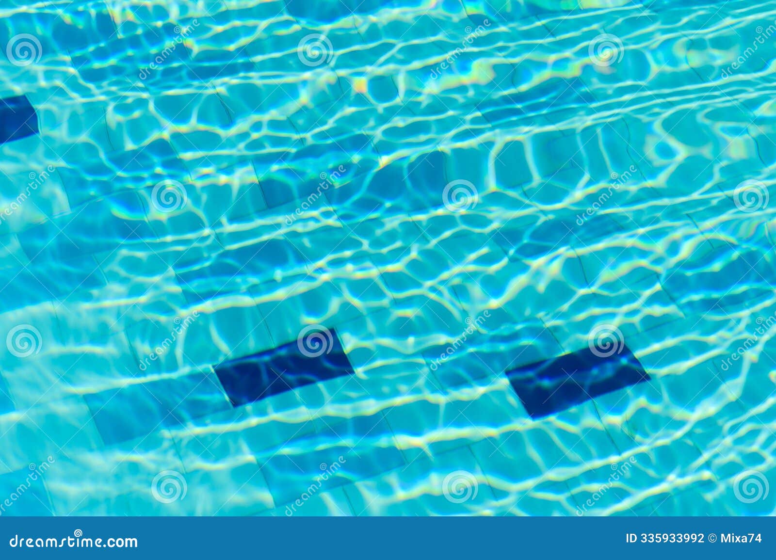 Swimming Pool Surface with Light Reflection and Water Ripple Patterns ...