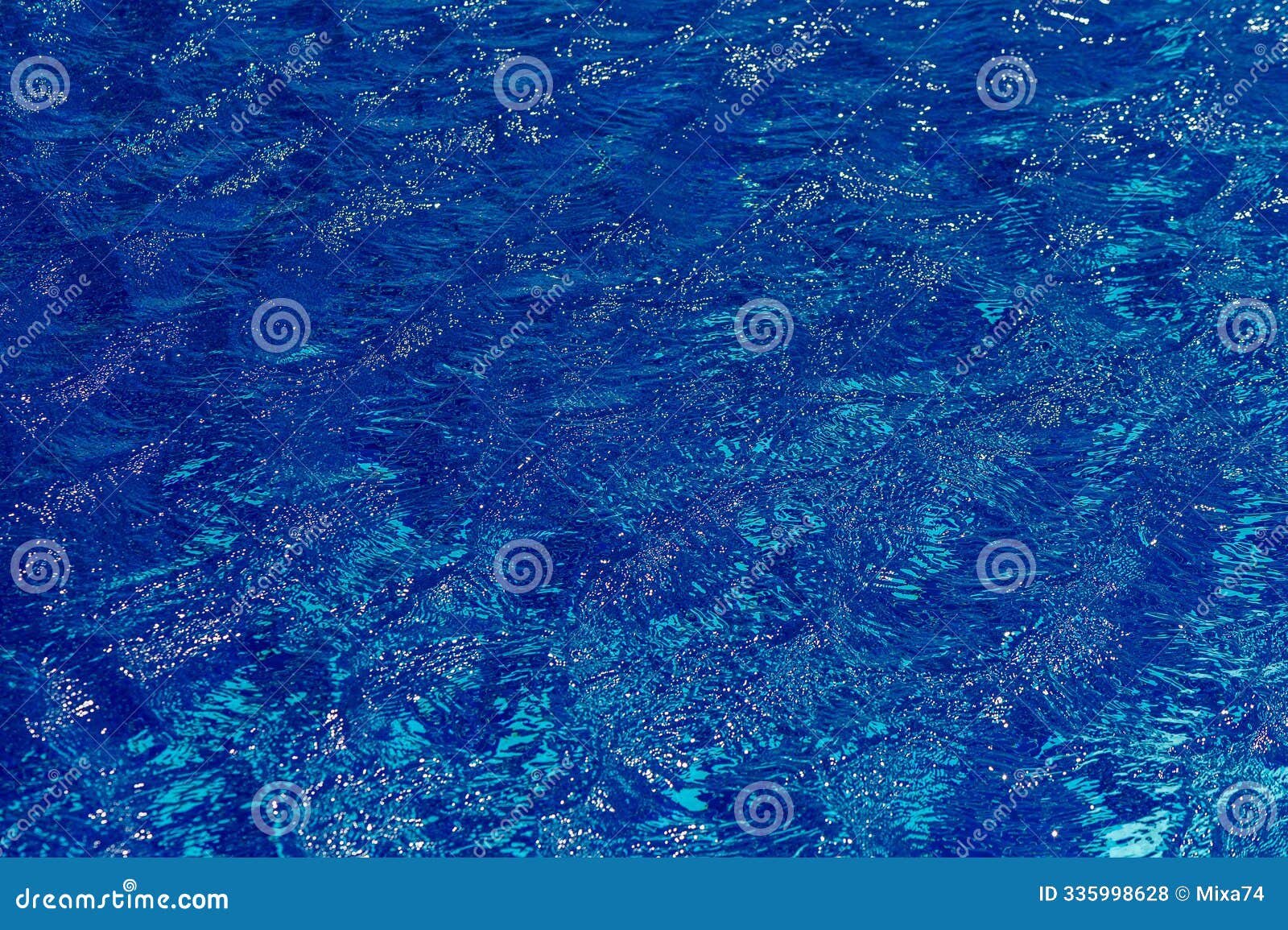 Water Surface in Vibrant Blue 1 Stock Photo - Image of refreshment ...