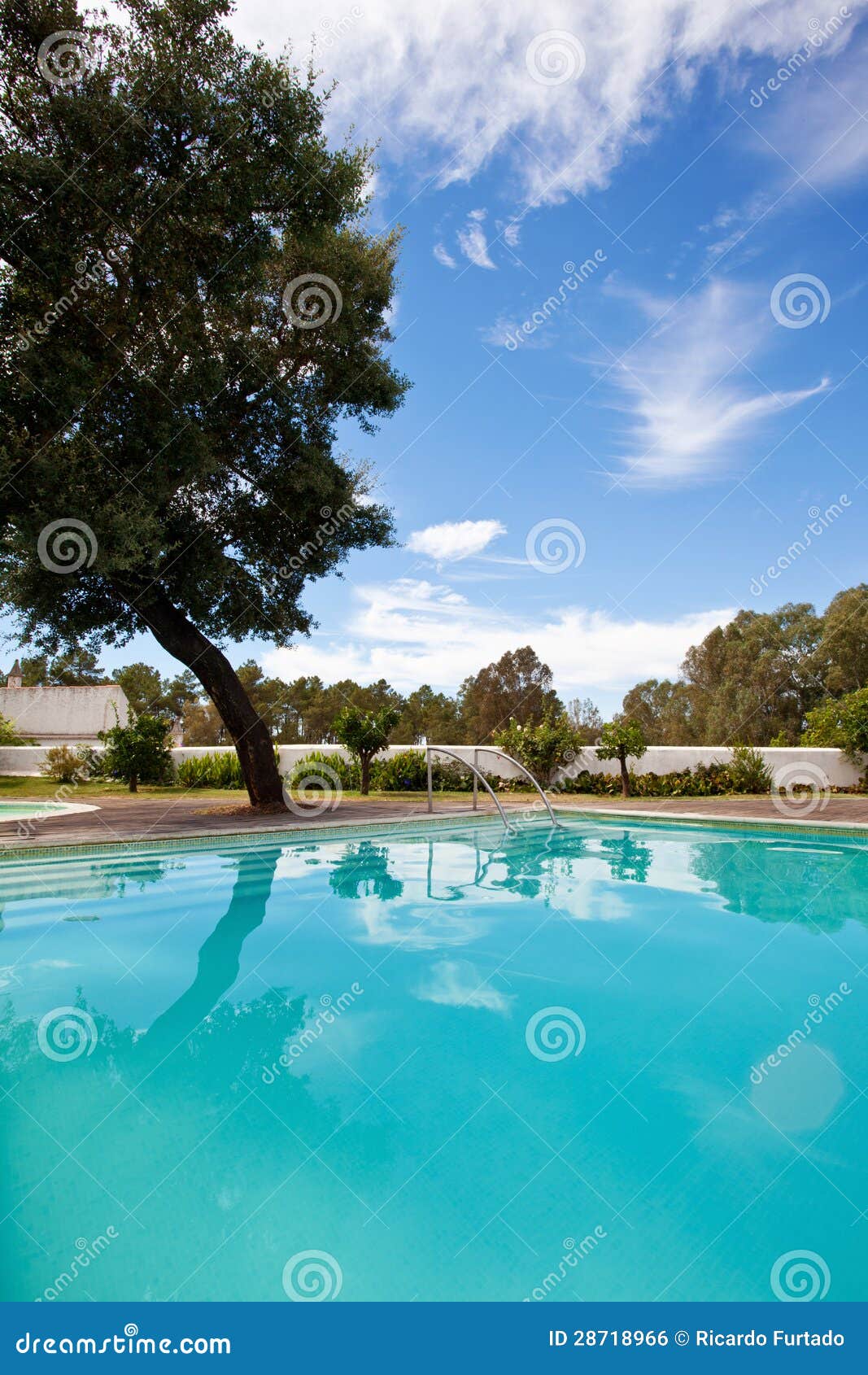Swimming pool terrace stock photo. Image of pool, sunshade - 28718966