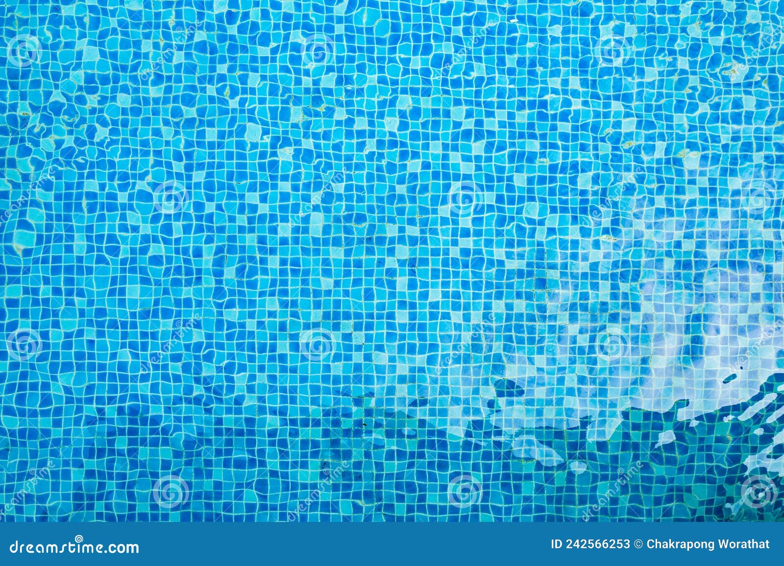 Swimming Pool Top View Background Texture. Stock Image - Image of ...