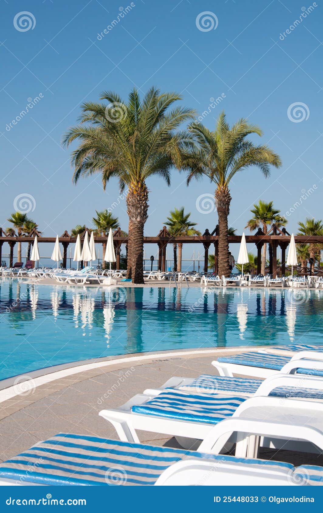 Swimming pool, Turkey stock image. Image of beautiful - 25448033