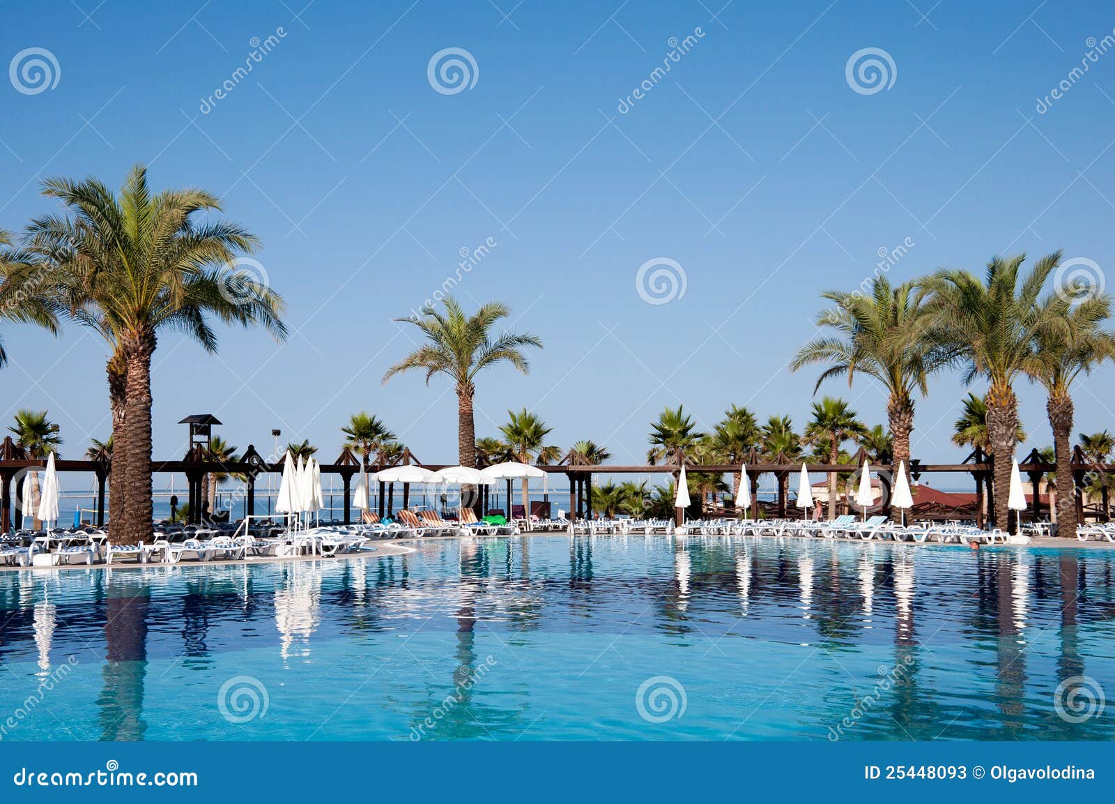 Swimming pool, Turkey stock image. Image of rest, bright - 25448093