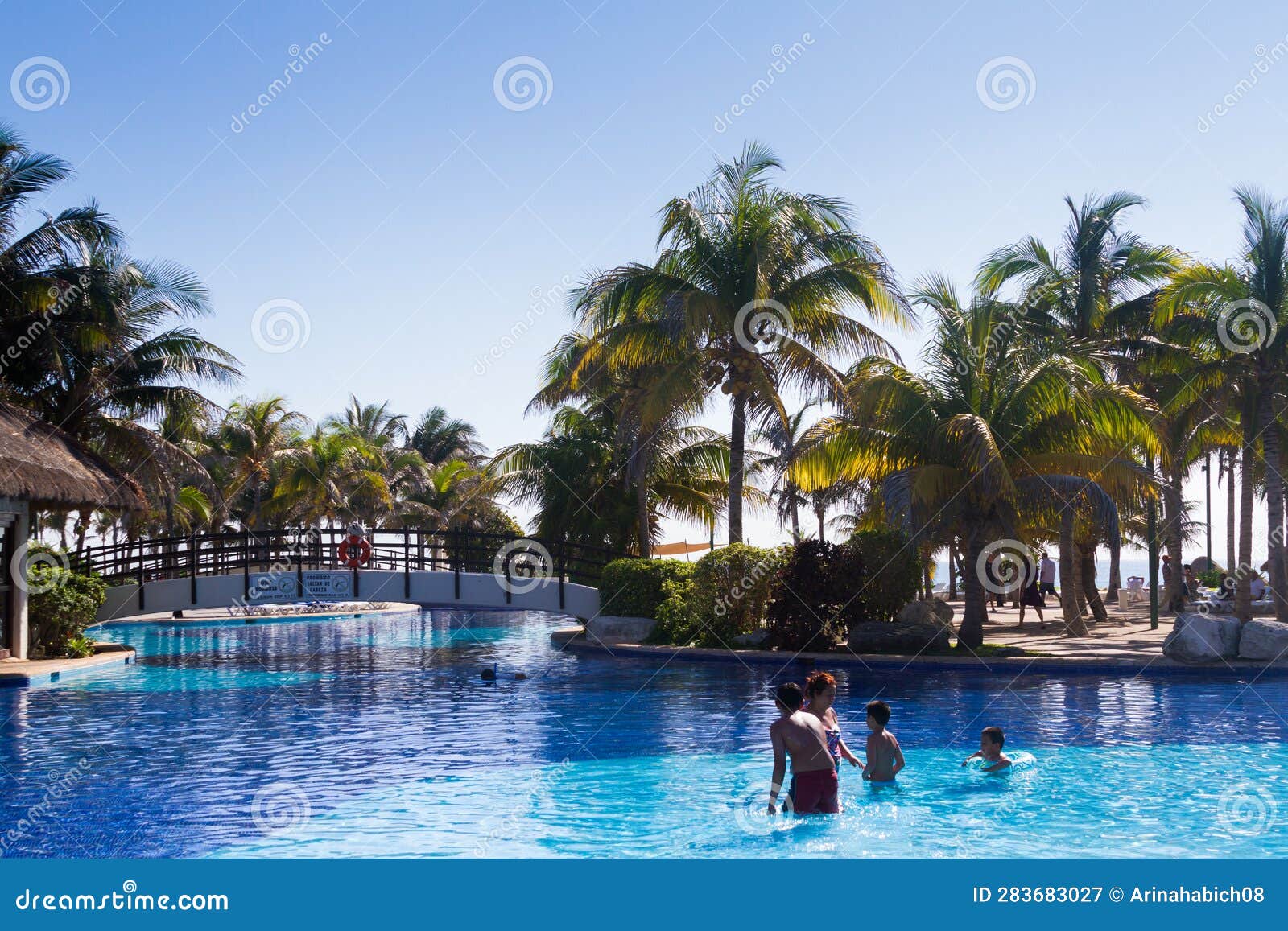 Swimming pool editorial photography. Image of leisure - 283683027