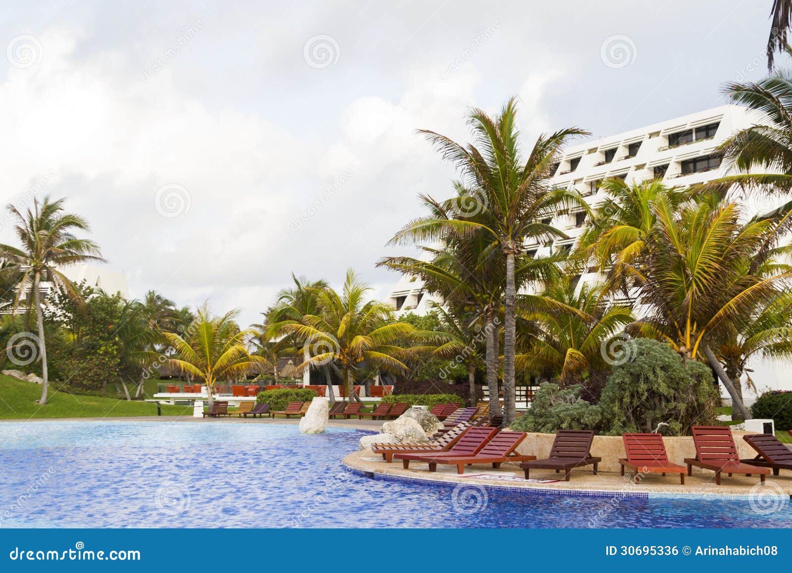 Swimming pool stock photo. Image of torque, tropics, mexico - 30695336