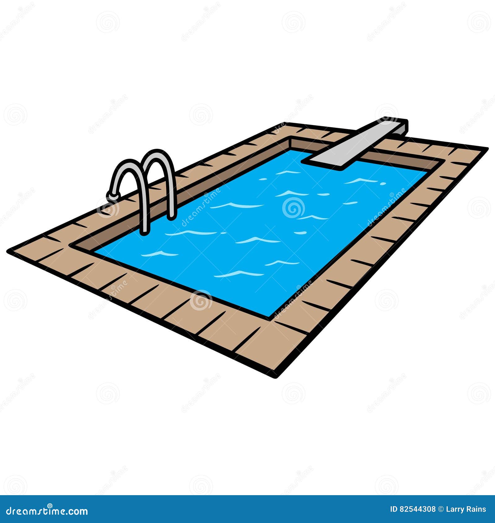 Swimming Pool stock vector. Illustration of travel, bathing - 82544308