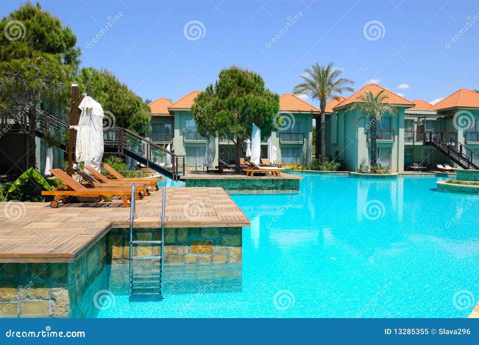 Swimming Pool by VIP Villas Stock Image - Image of popular, pool: 13285355