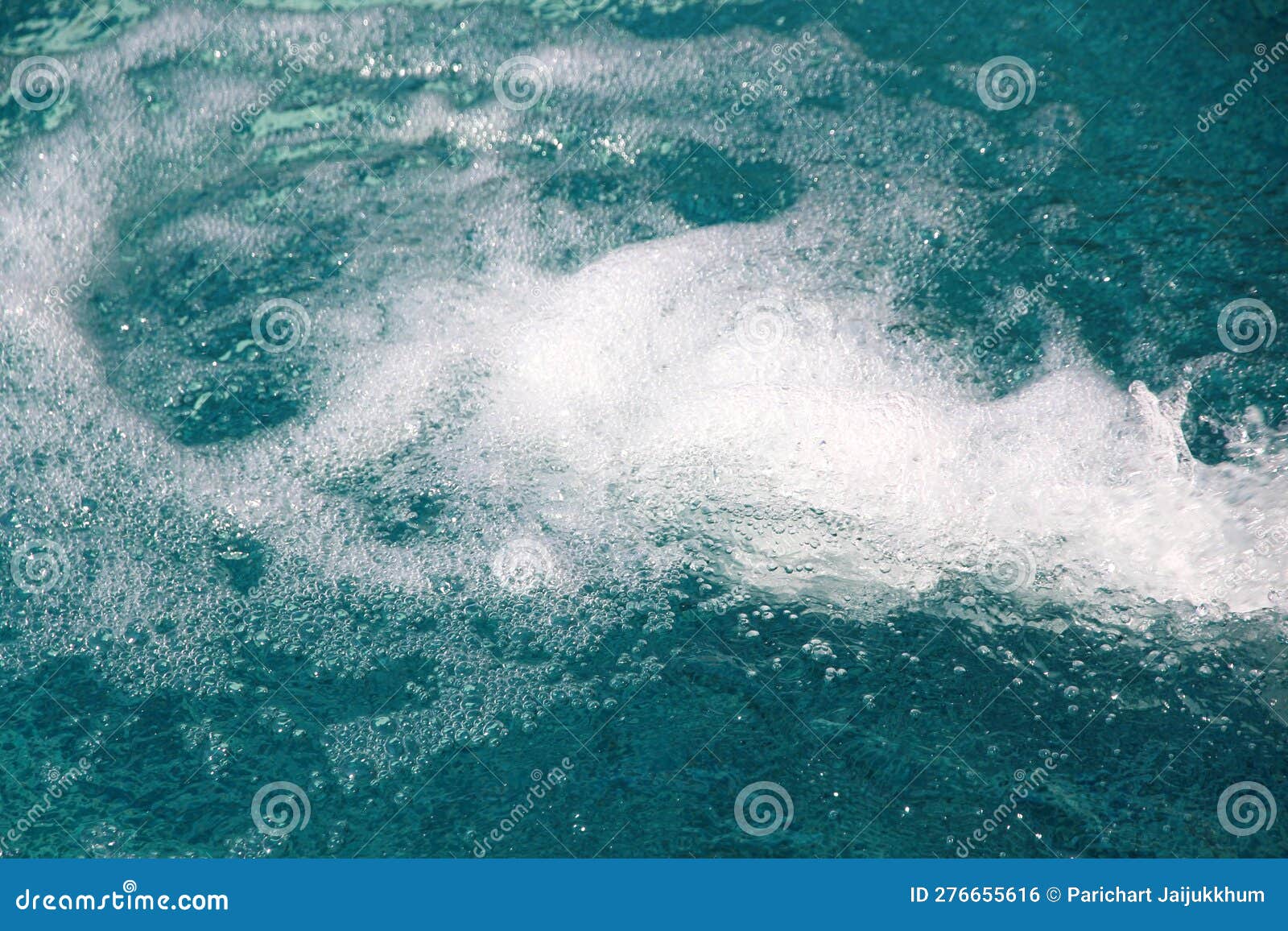 Swimming Pool Water Background There are a Lot of Air Bubbles Stock ...