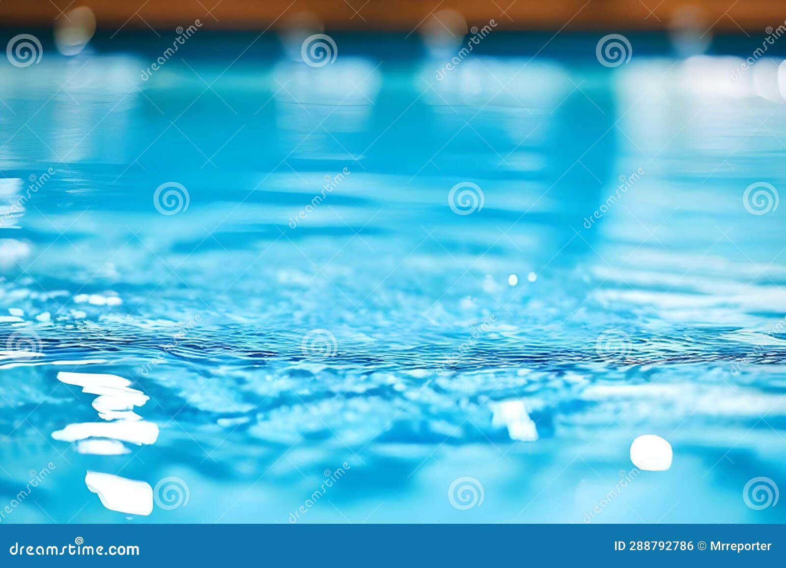 Swimming Pool Water Closeup , AI Generated Stock Illustration ...