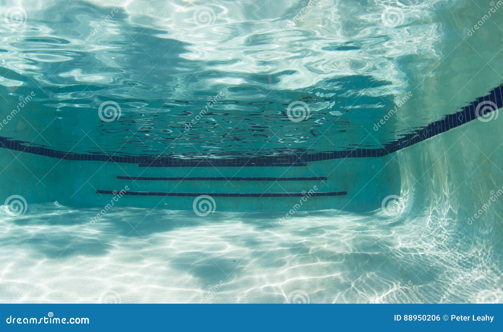 Swimming Pool Water Dappled Shadowed Light. Stock Photo - Image of ...
