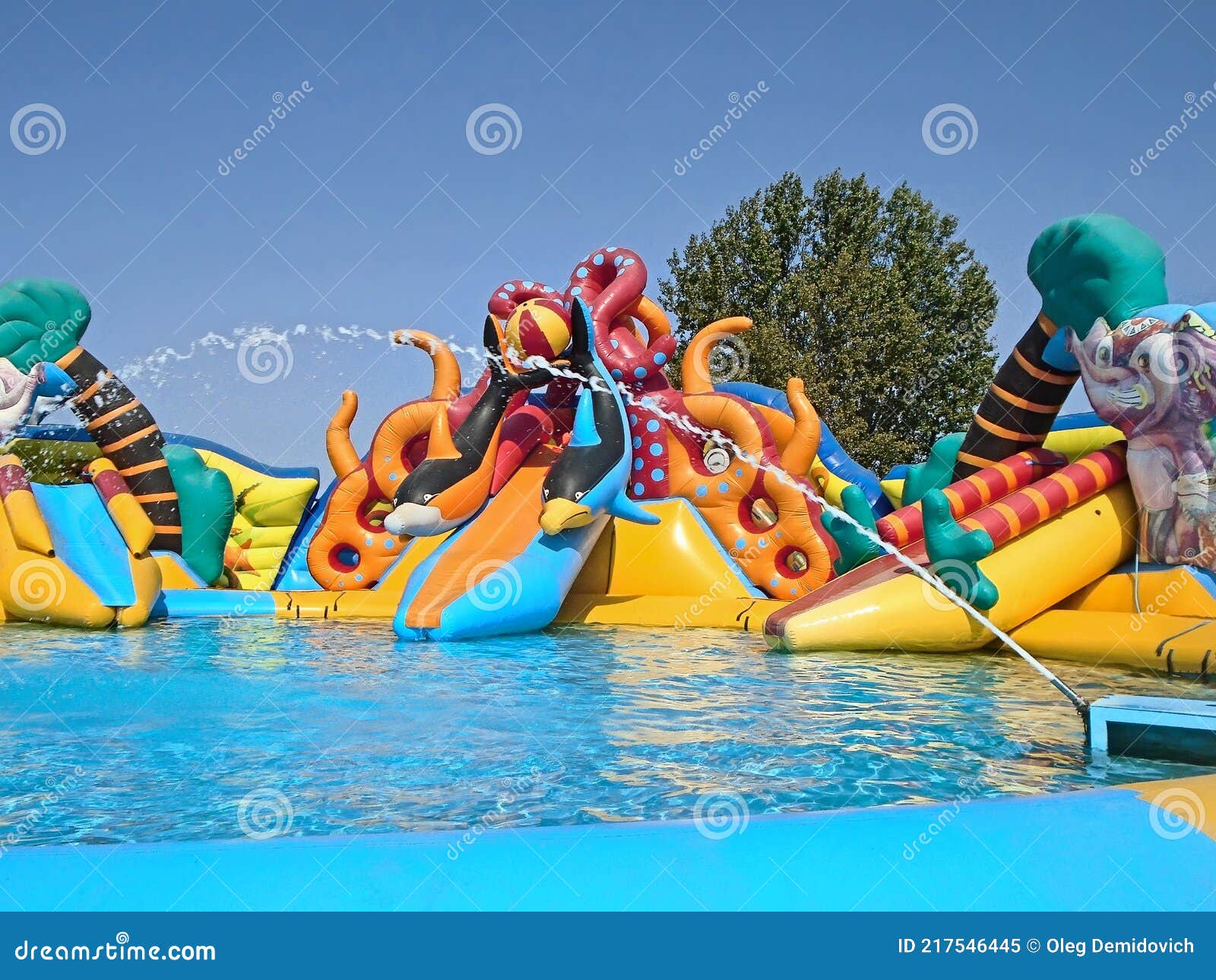 Swimming Pool in the Water Park Stock Image - Image of park, colourpool ...