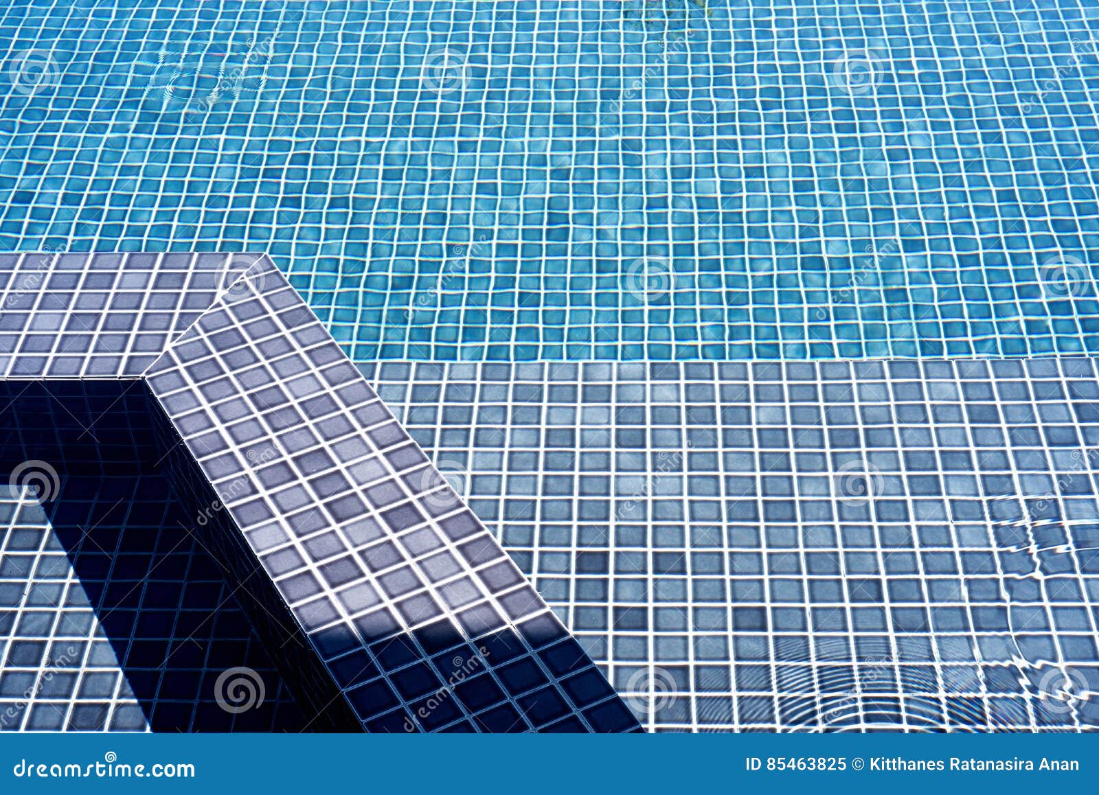 Swimming Pool, the Water in the Pool Blue Transparent Stock Image ...