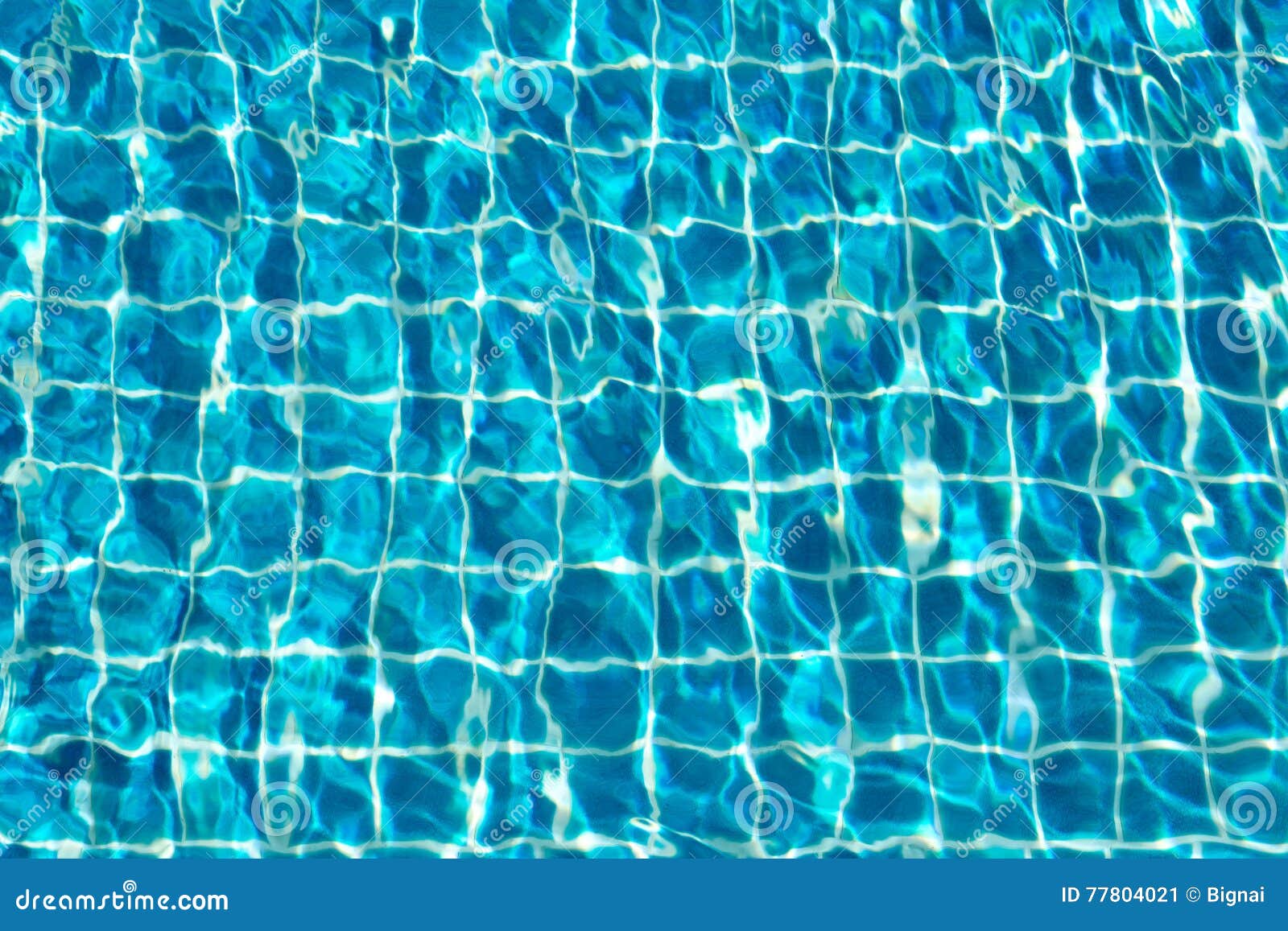 Swimming Pool Water Reflections with the Sun Stock Image - Image of ...