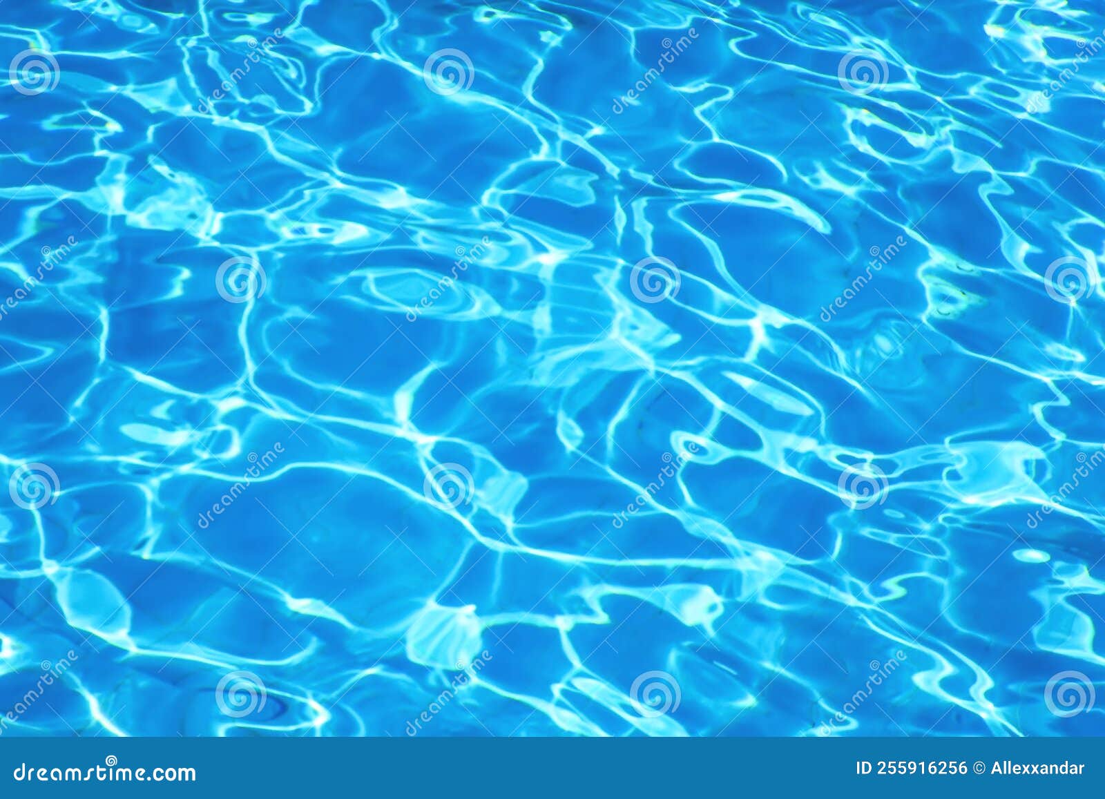 Swimming Pool Water Sun Reflection Background Stock Photo - Image of ...