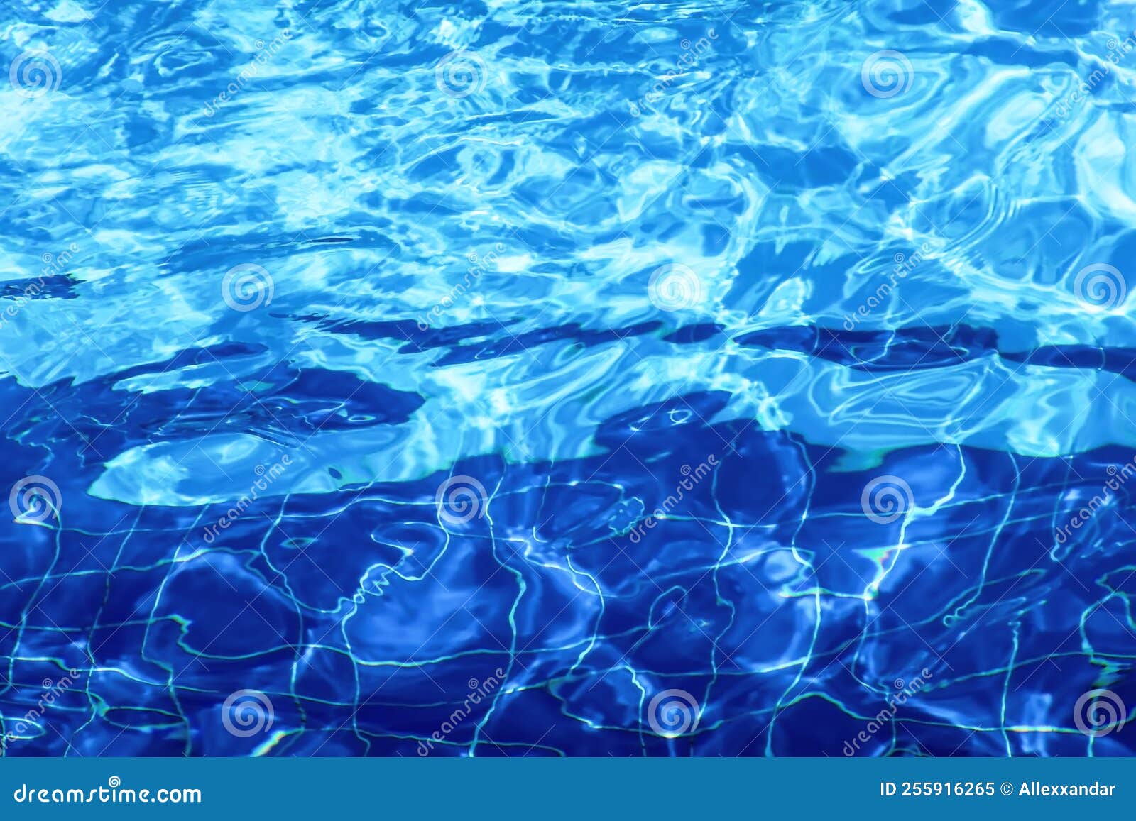 Swimming Pool Water Sun Reflection Background Stock Image - Image of ...