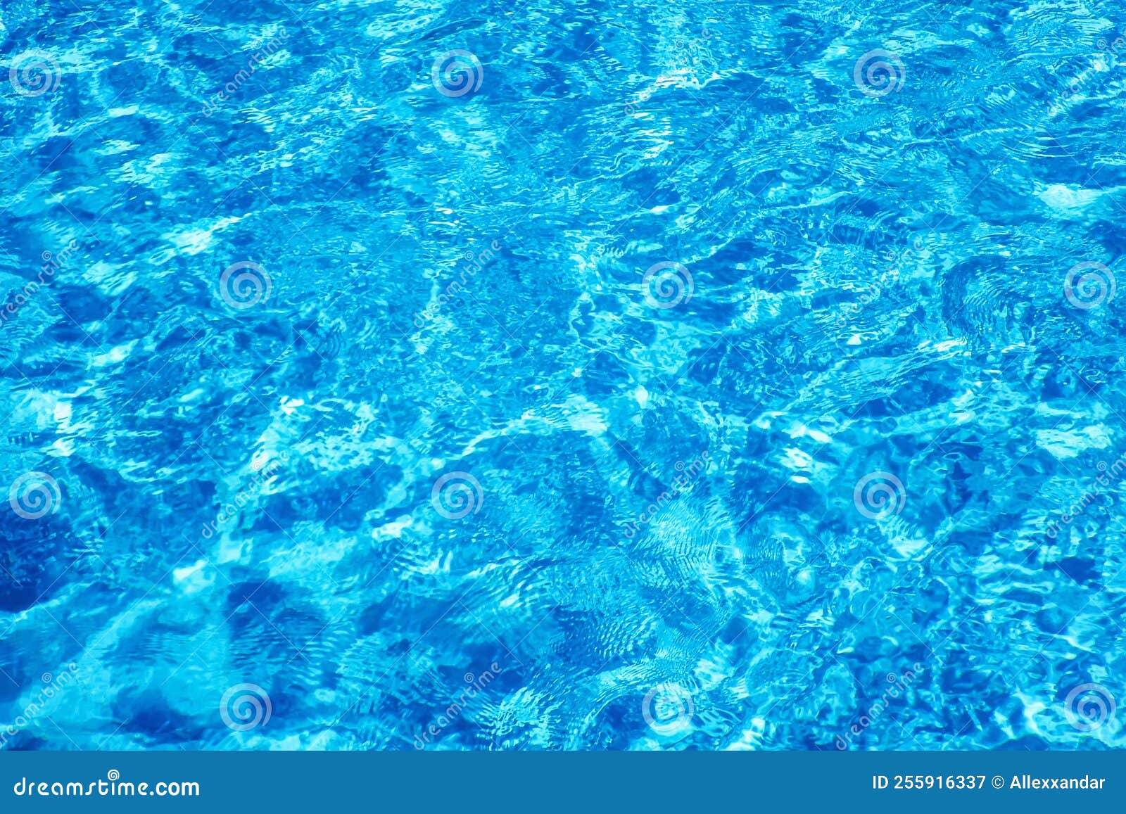 Swimming Pool Water Sunny Reflections Stock Image - Image of clean ...