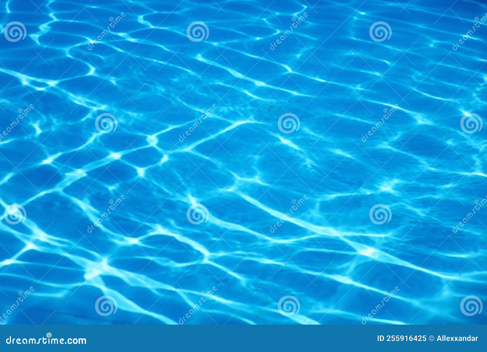 Swimming Pool Water Sunny Reflections Stock Image - Image of nature ...