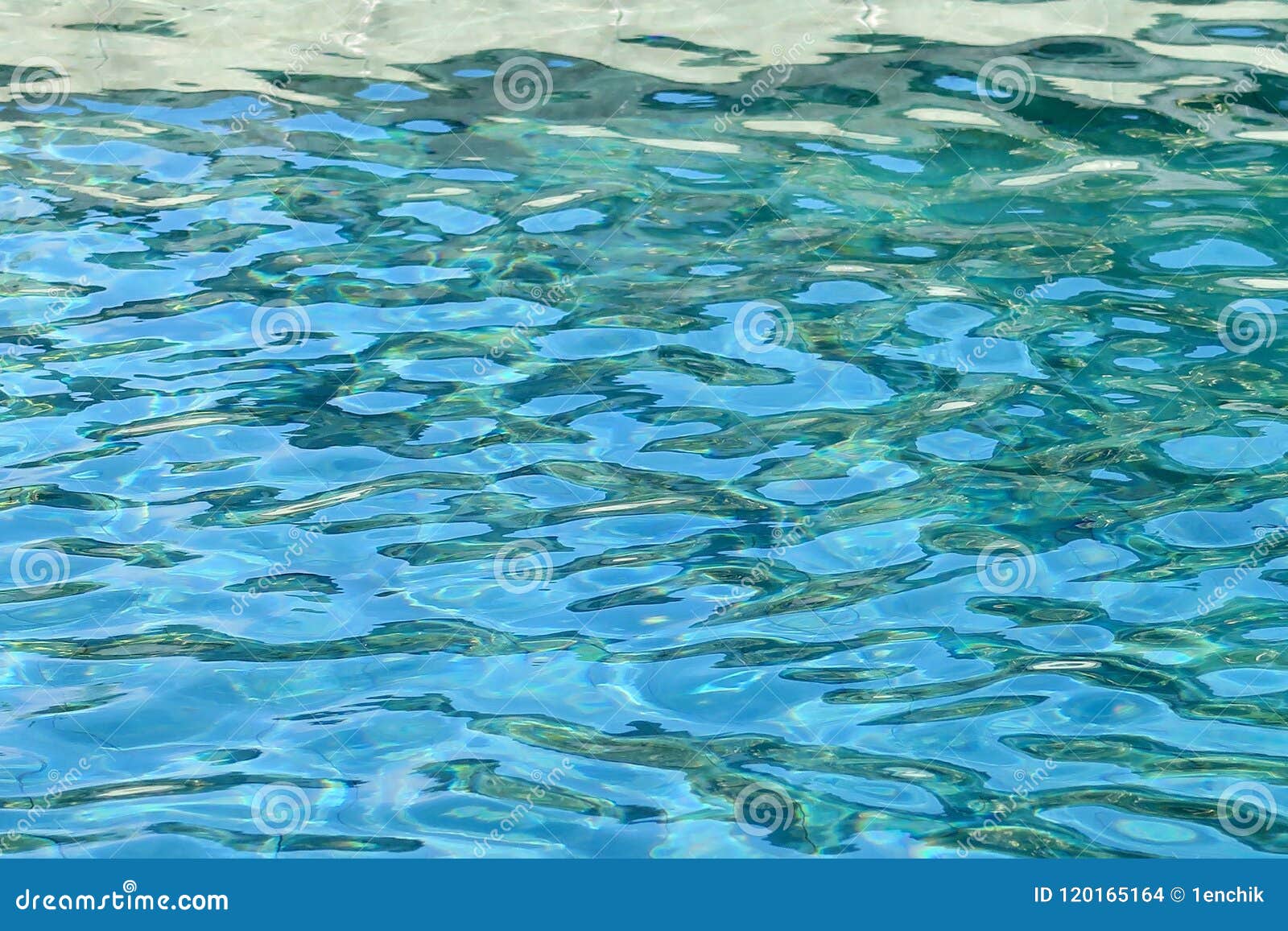 Swimming Pool Water Surface with Ripple Stock Photo - Image of textured ...