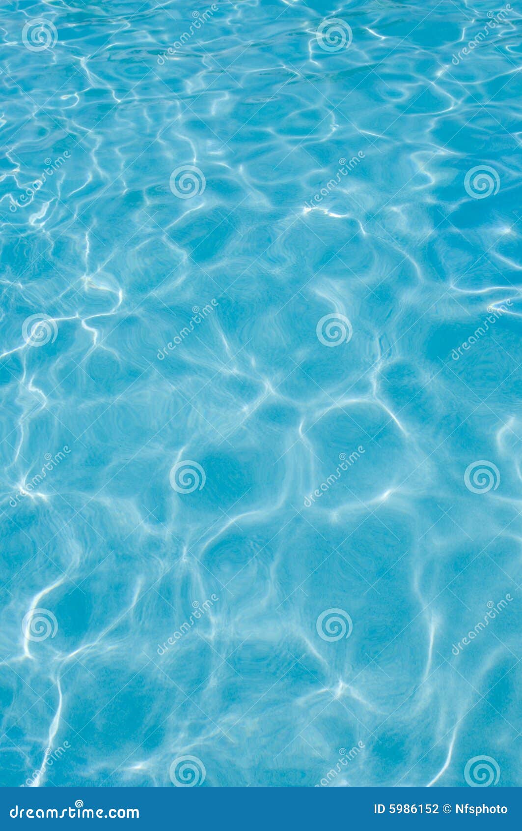 Swimming Pool Water Surface, Sunlight Reflections Stock Photo - Image ...