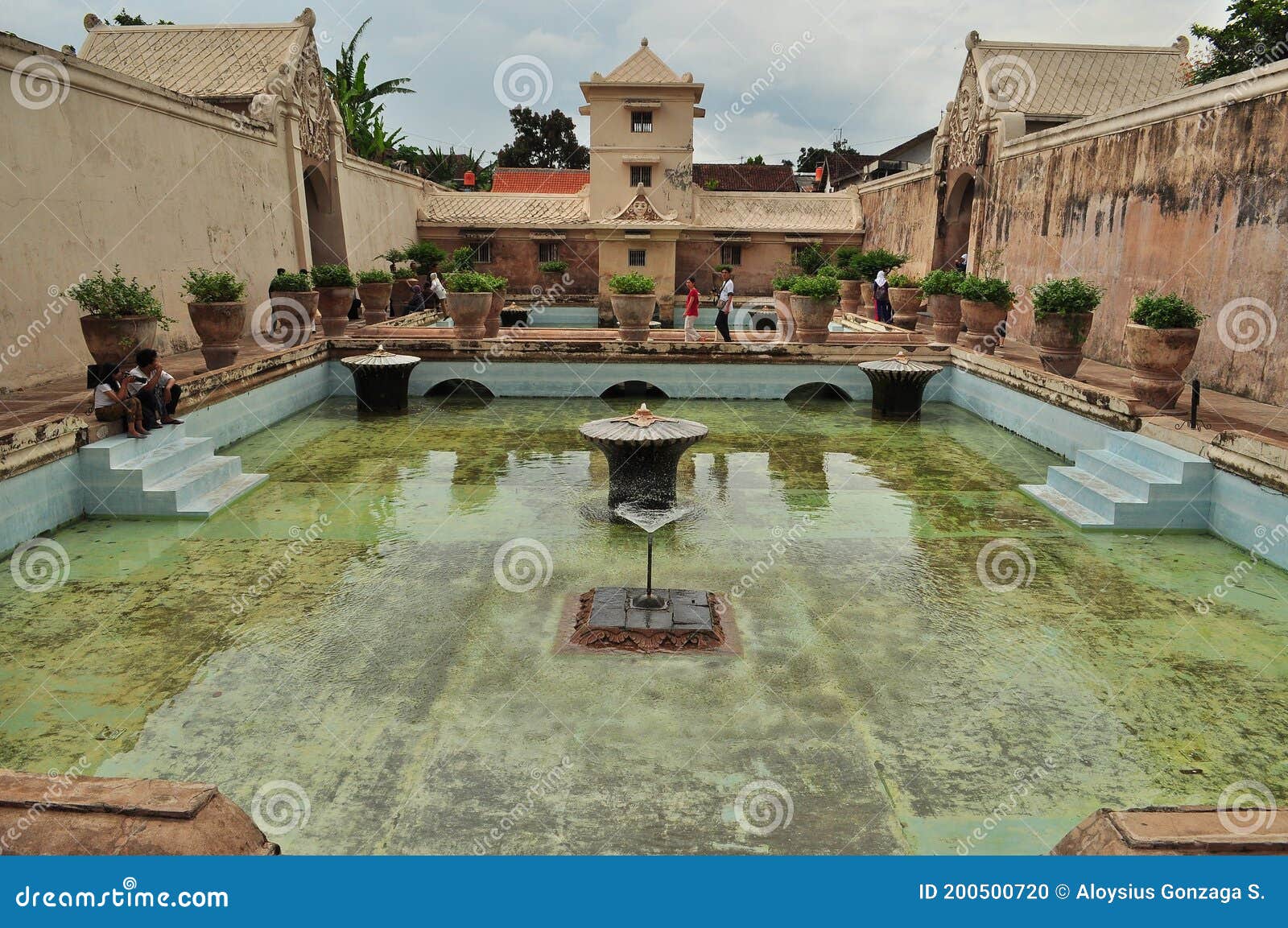 Swimming Pool in the Yogyakarta Palace Complex Tamansari. Editorial ...