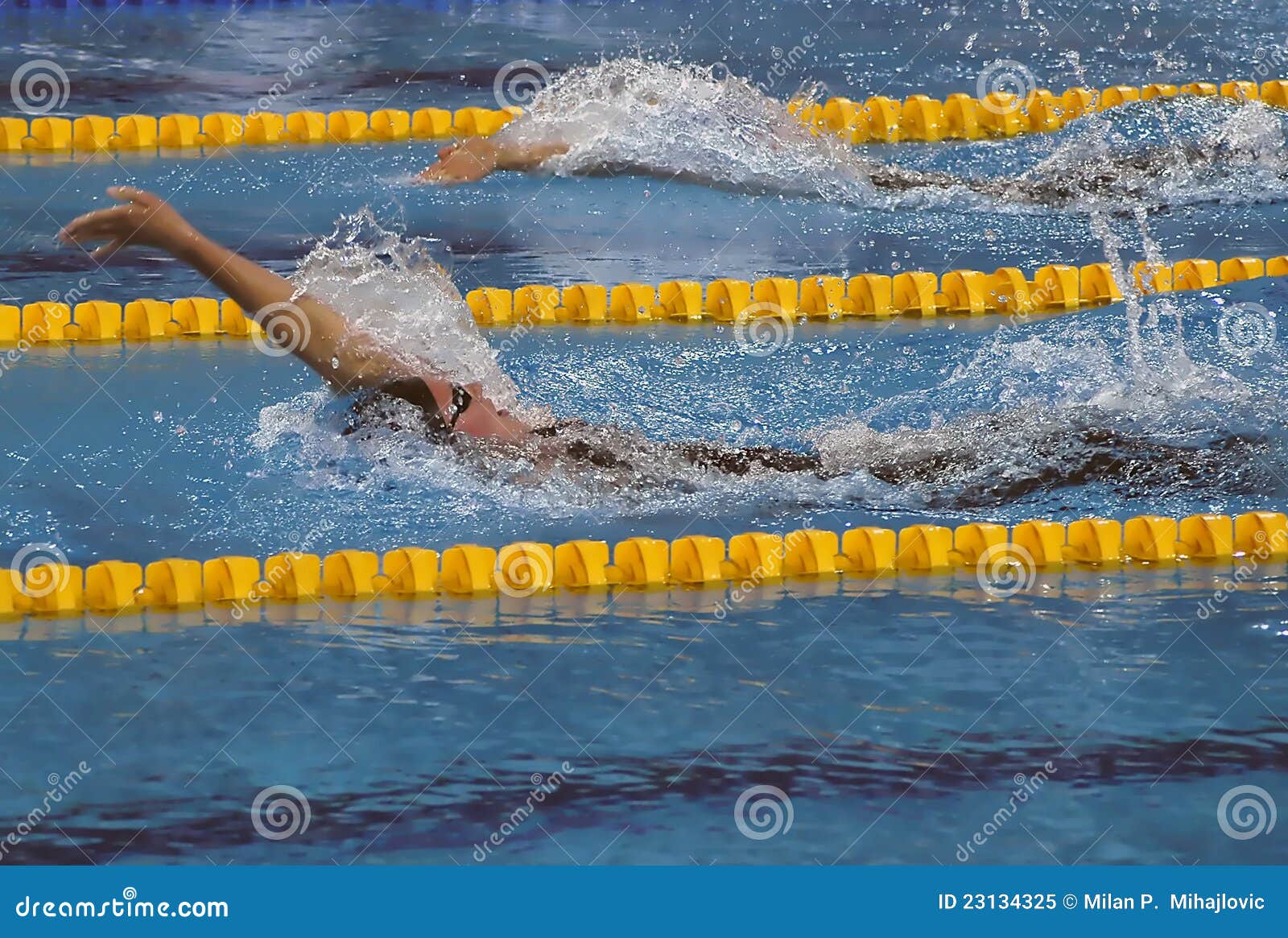 Swimming race-1 editorial image. Image of fastest, aquatic - 23134325
