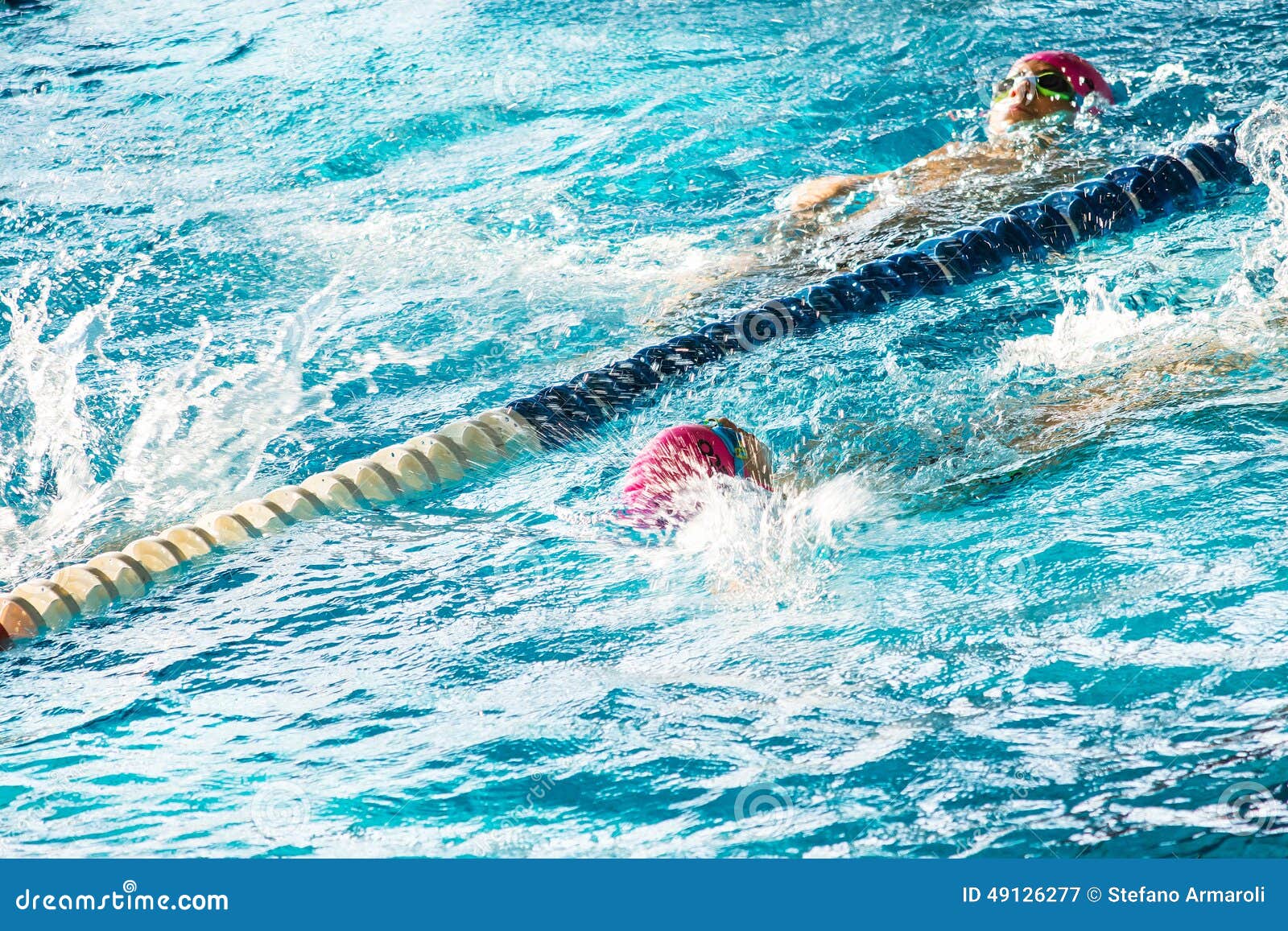Swimming race editorial photography. Image of young, competitive - 49126277