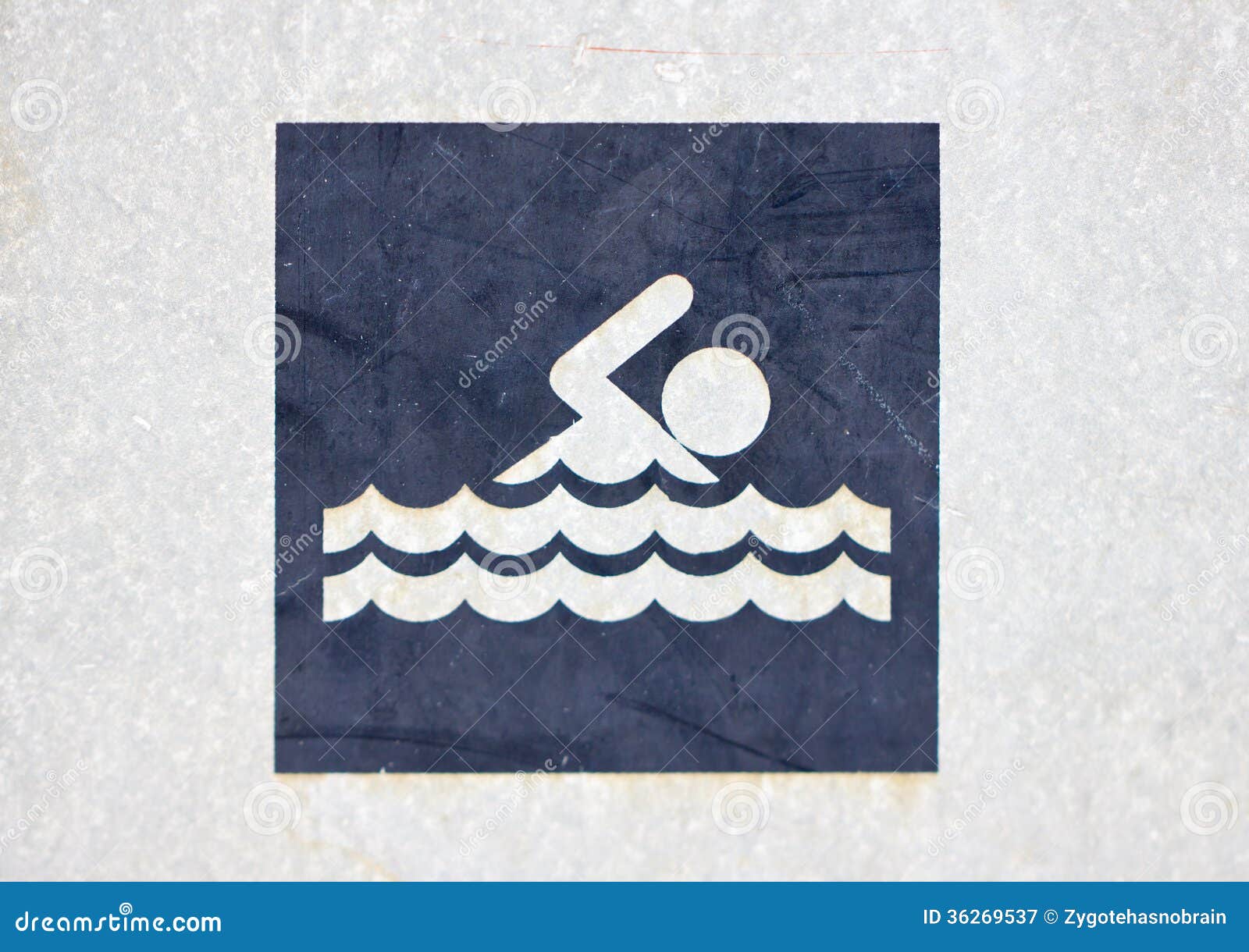 Swimming Sign. stock image. Image of dangerous, healthy - 36269537