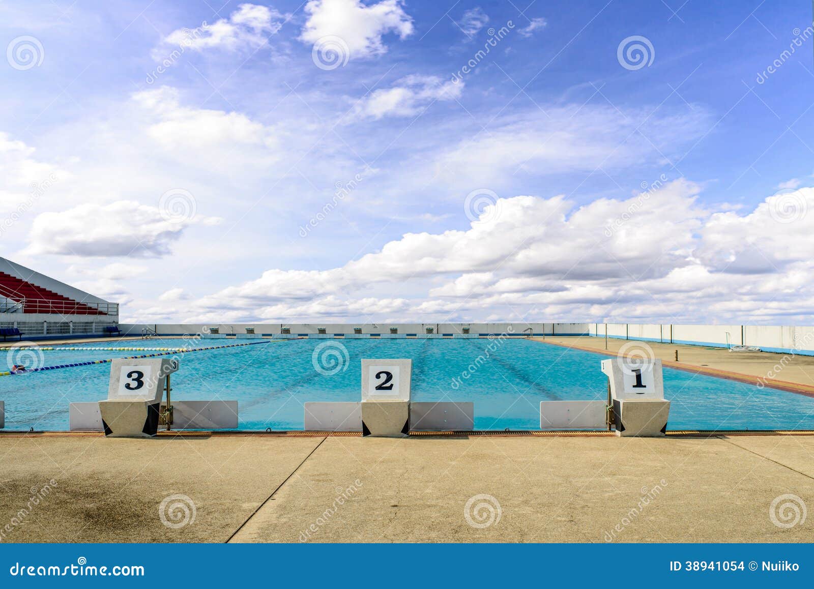 Swimming start platform stock photo. Image of buoy, float - 38941054