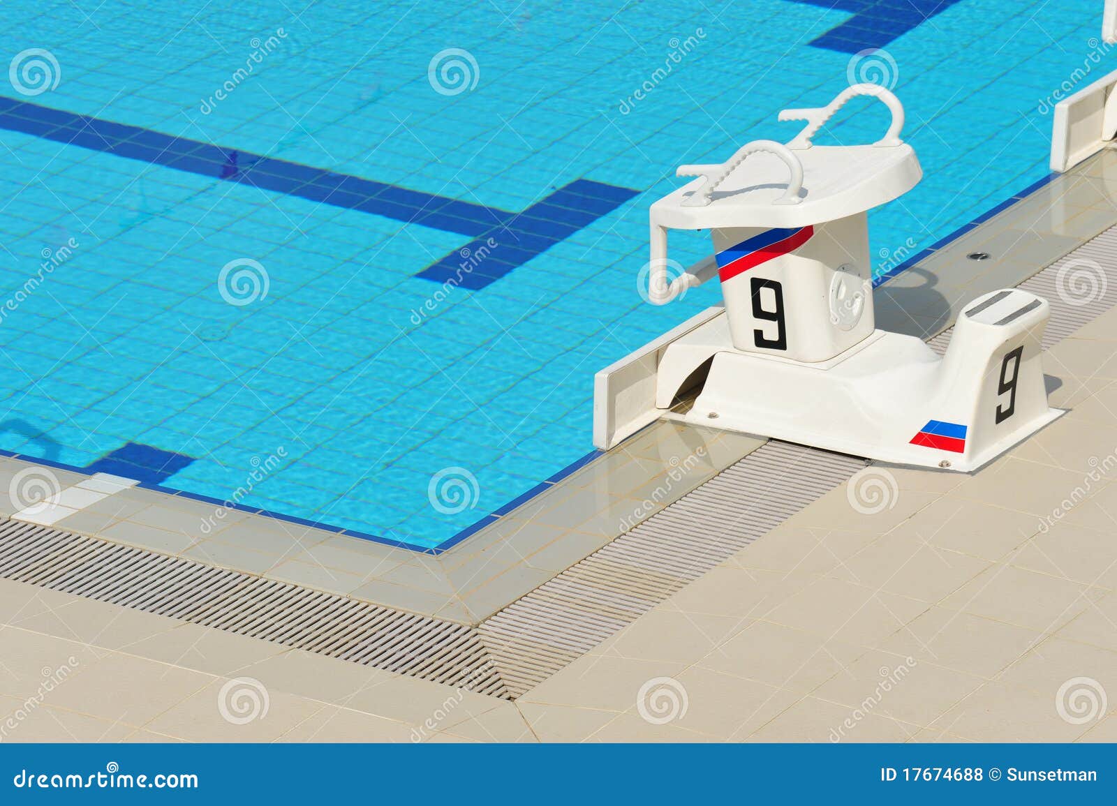 Swimming Starting Block Royalty Free Stock Photos - Image: 17674688