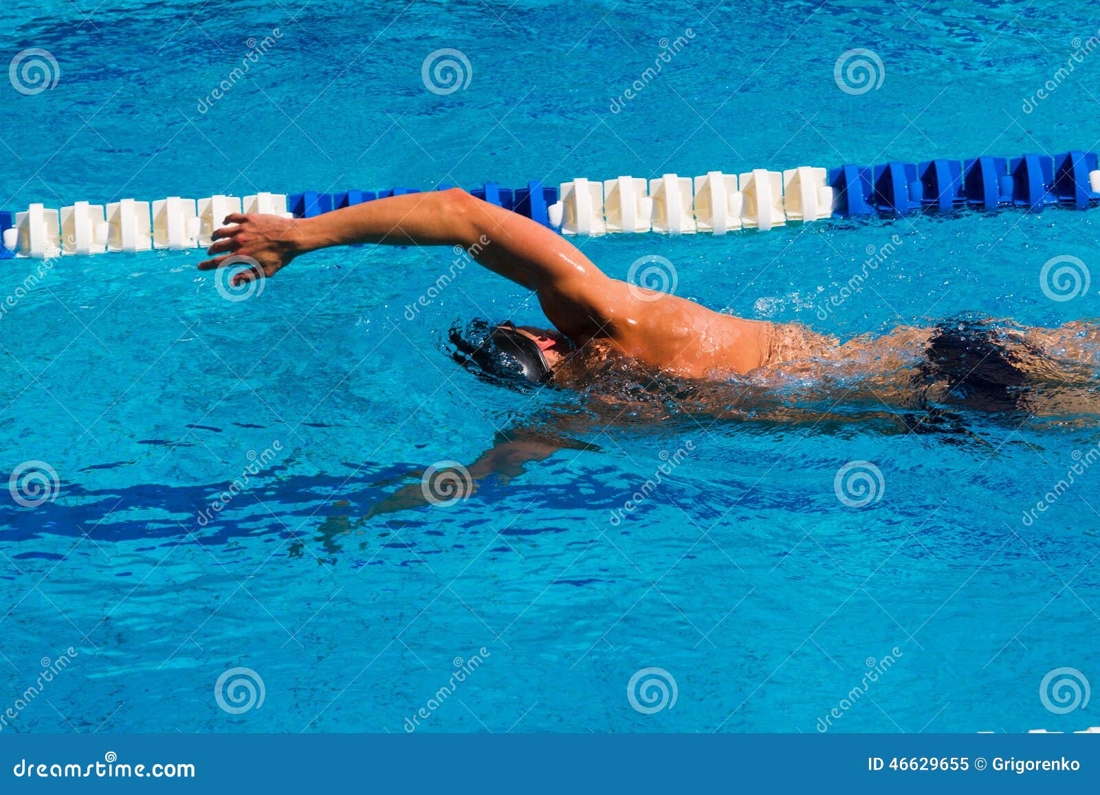 Swimming - Stock Image stock image. Image of woman, fitness - 46629655