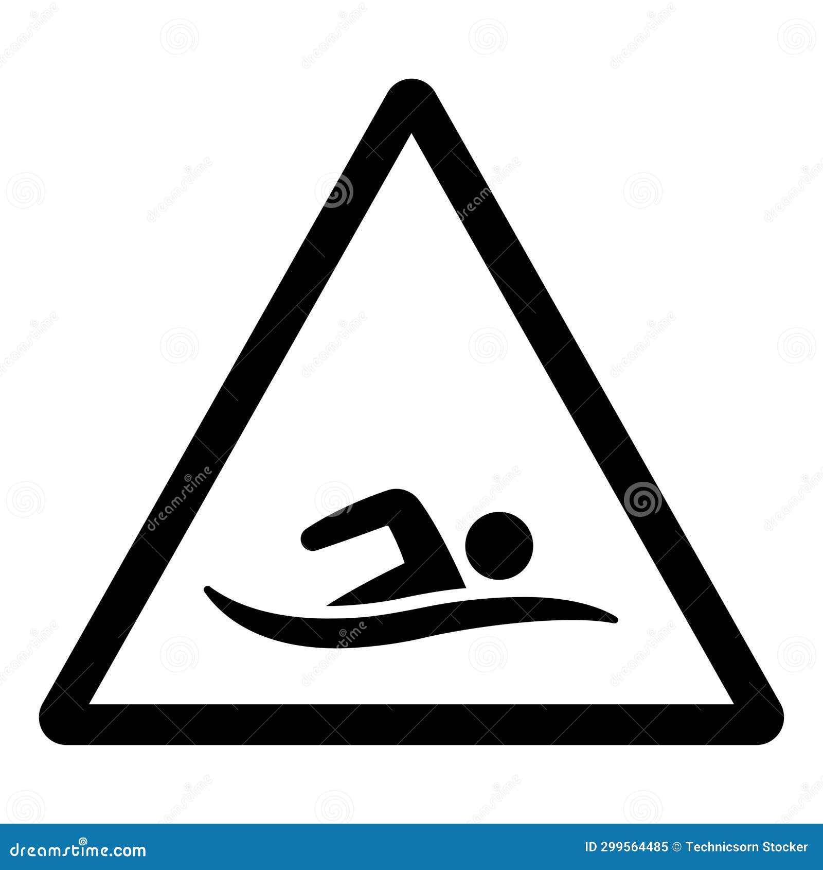 Swimming Symbol Sign, Vector Illustration, Isolate on White Background ...