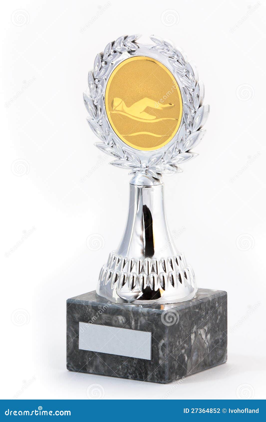 Swimming trophy stock photo. Image of achievement, celebrate - 27364852