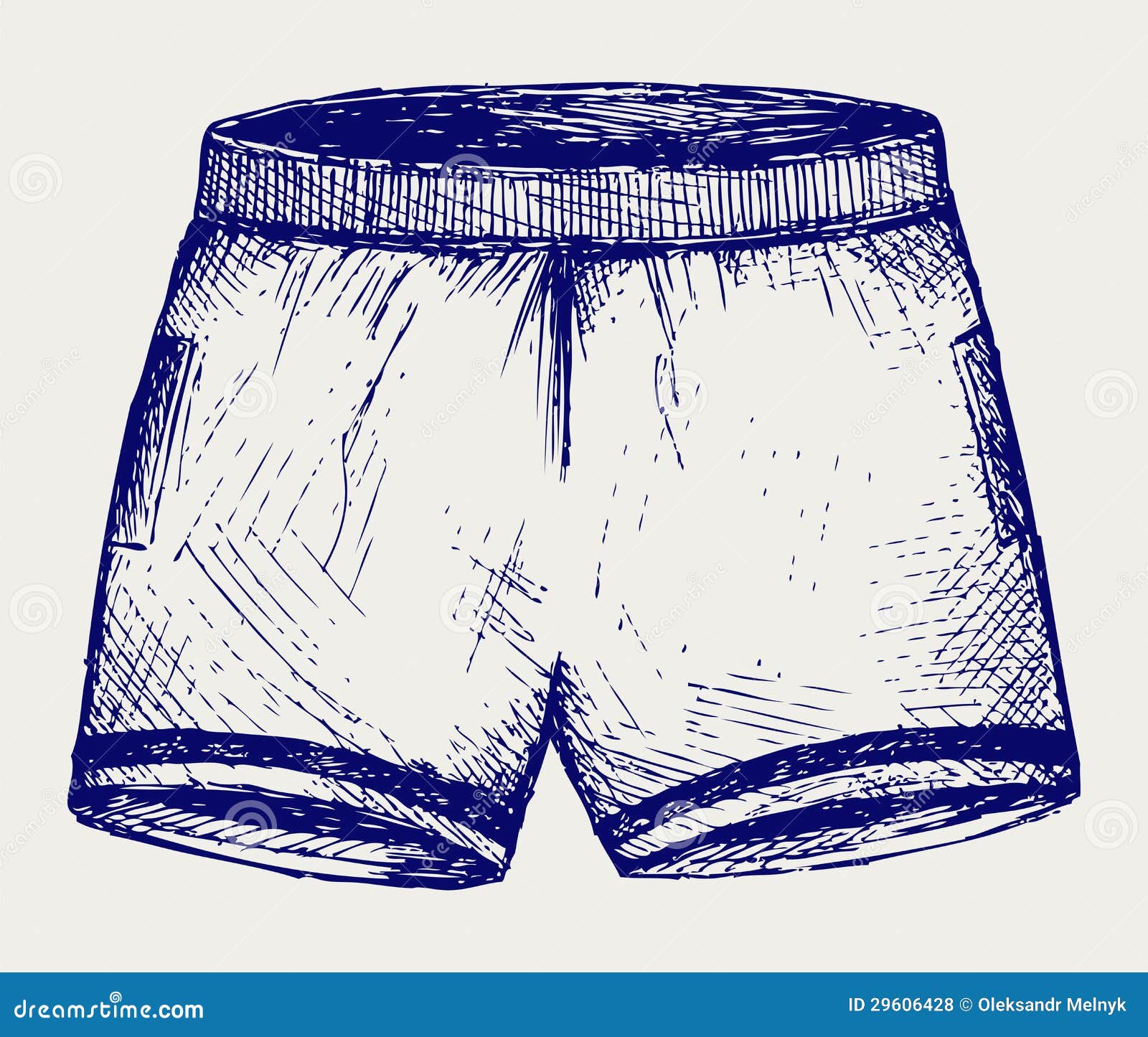 Swimming trunks stock vector. Illustration of caricature - 29606428