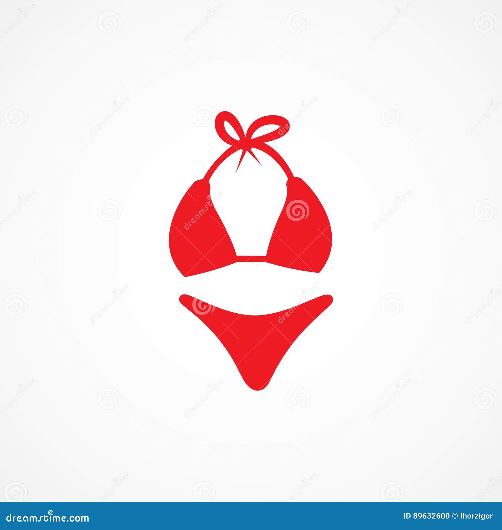 Swimsuit Icon stock vector. Illustration of graphic, breasts - 89632600
