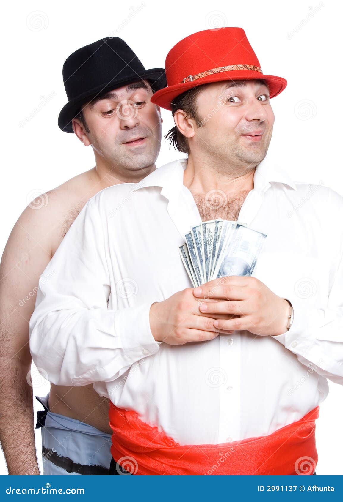 The swindler and a victim stock image. Image of criminal - 2991137
