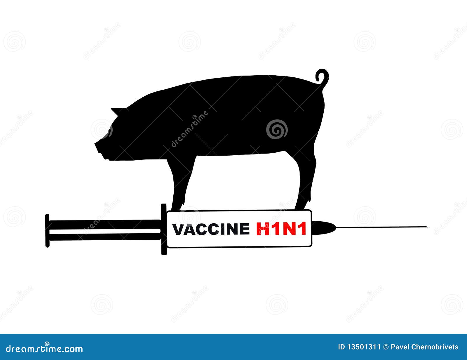 Swine flu stock illustration. Illustration of global - 13501311