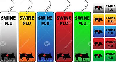 Swine Flu Banners stock vector. Illustration of information - 9211101