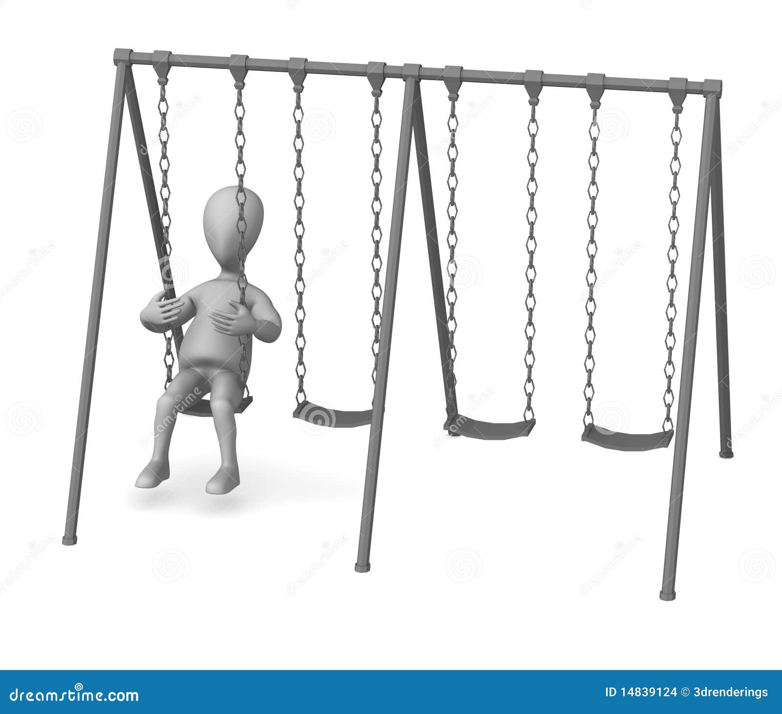 Swing stock illustration. Illustration of toon, pose - 14839124