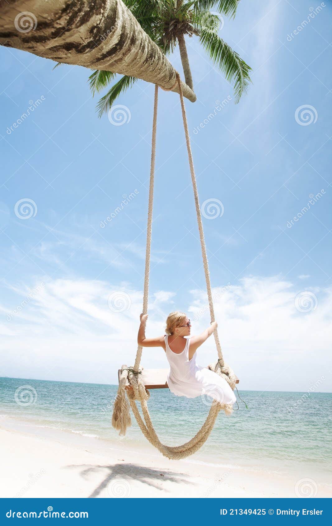 Swing stock image. Image of summer, active, healthy, beautiful - 21349425