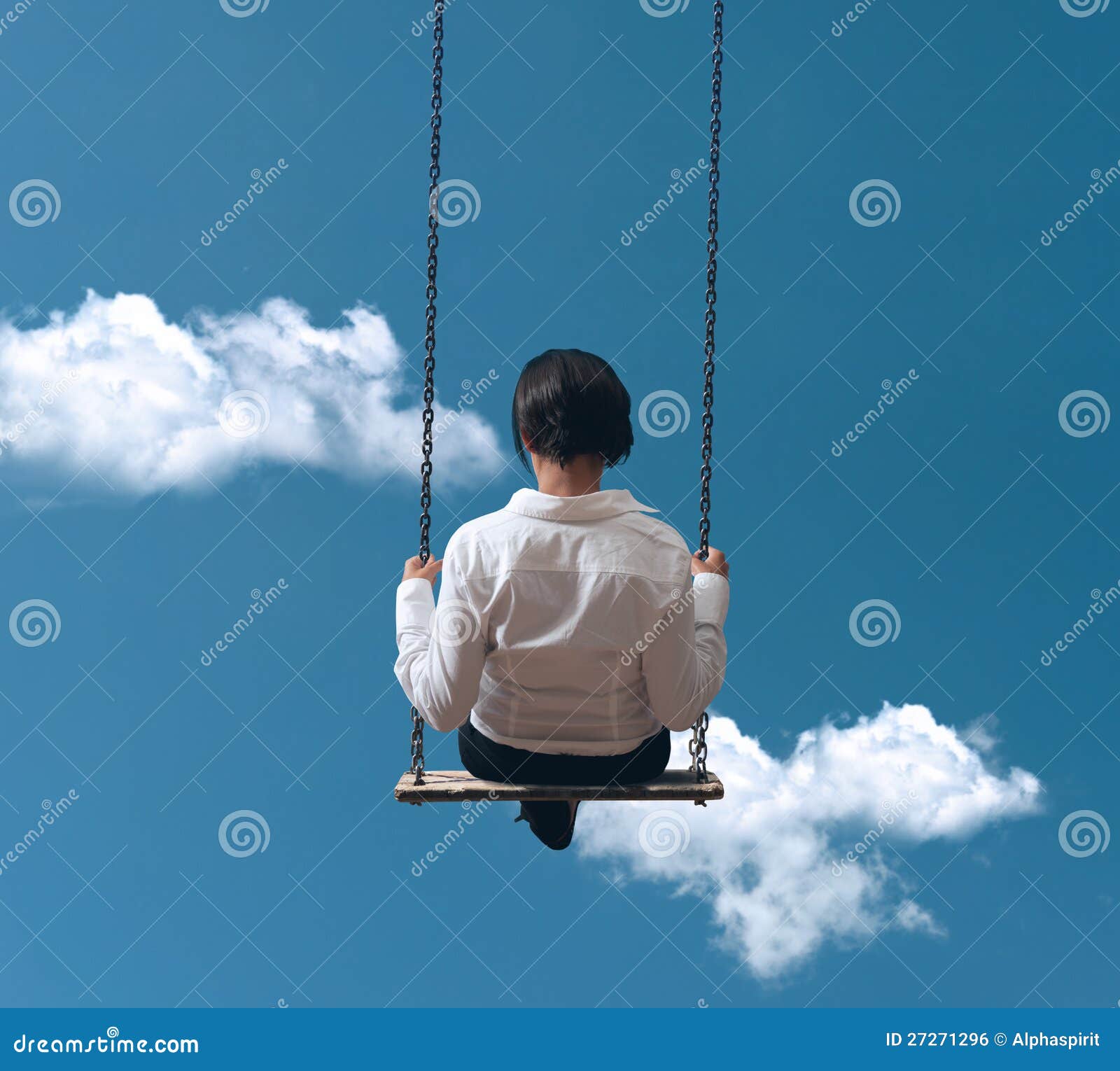 Swing stock photo. Image of businesswoman, sport, serene - 27271296