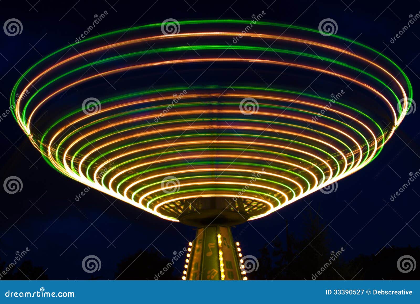 Swing at the carnival. stock image. Image of colorful - 33390527