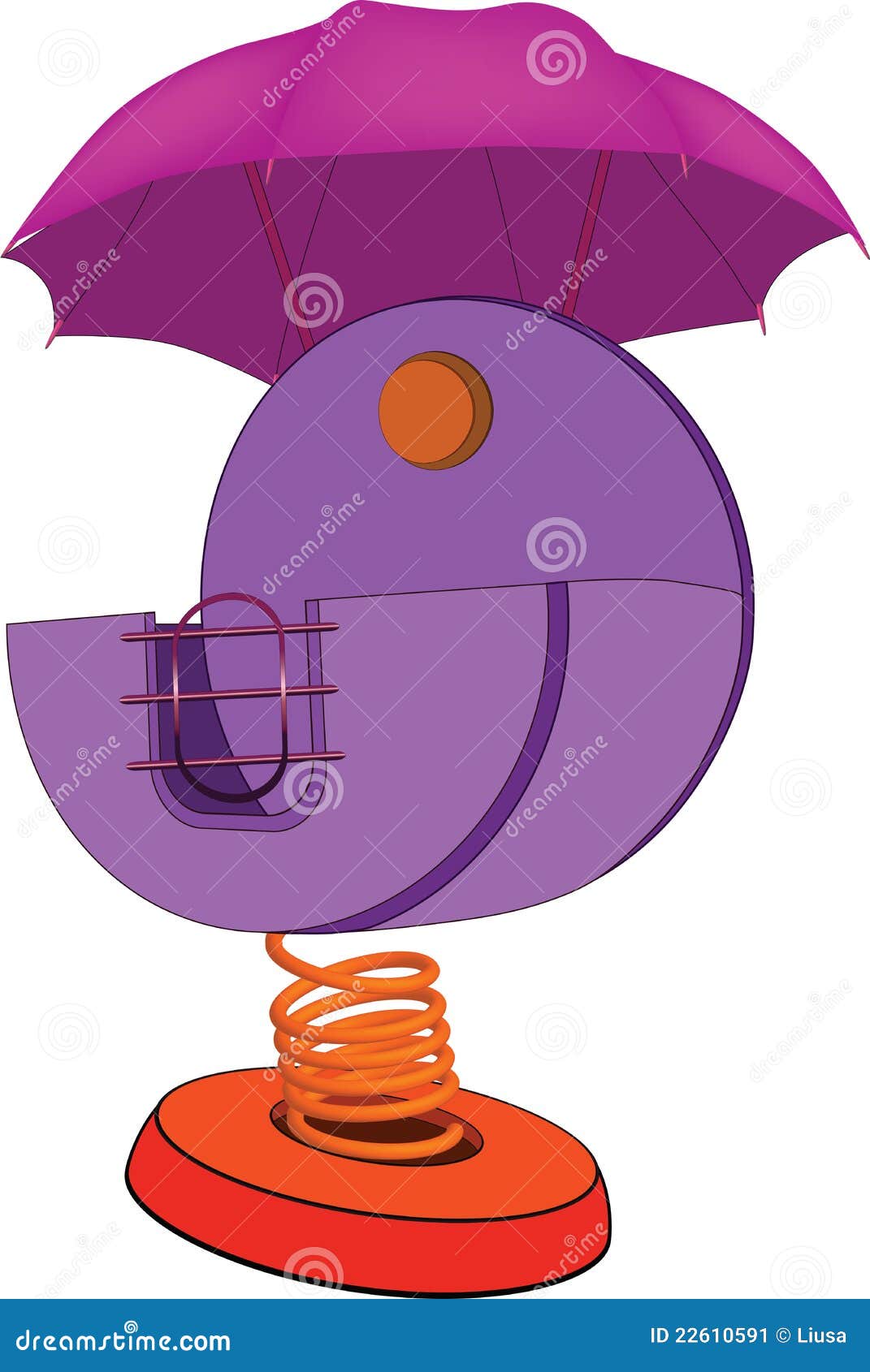 A swing. Cartoon stock vector. Illustration of childhood - 22610591