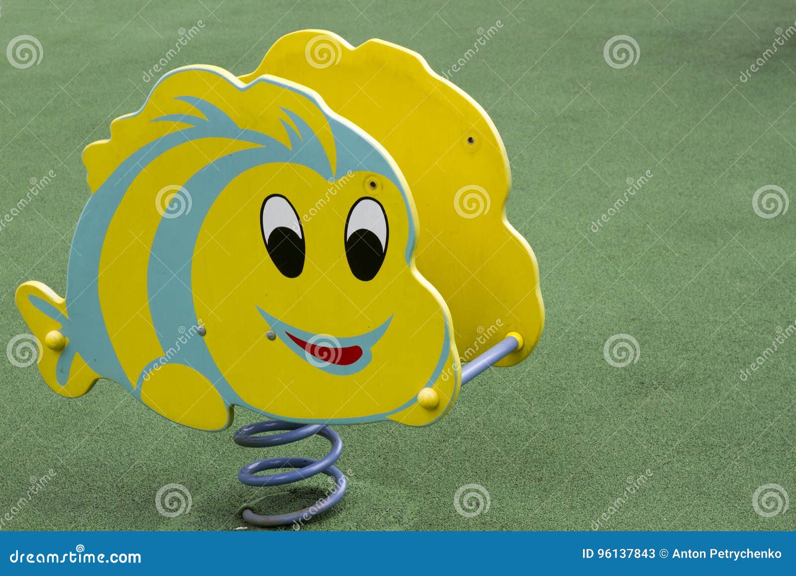 Swing in the form of fish stock image. Image of crab - 96137843